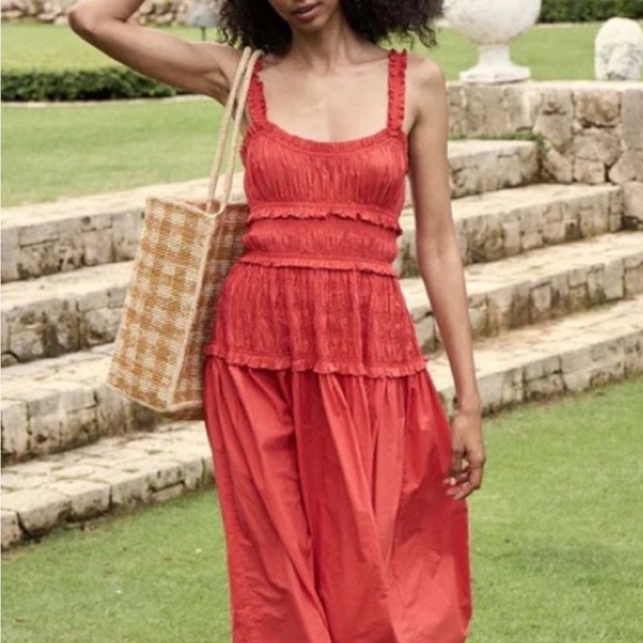 Doen | Dresses | Red Doen Dress Brand New | Poshmark